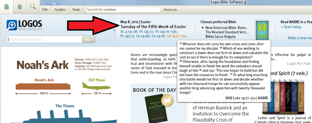Using Lectionary Resources in Logos Bible Software - Verbum Blog