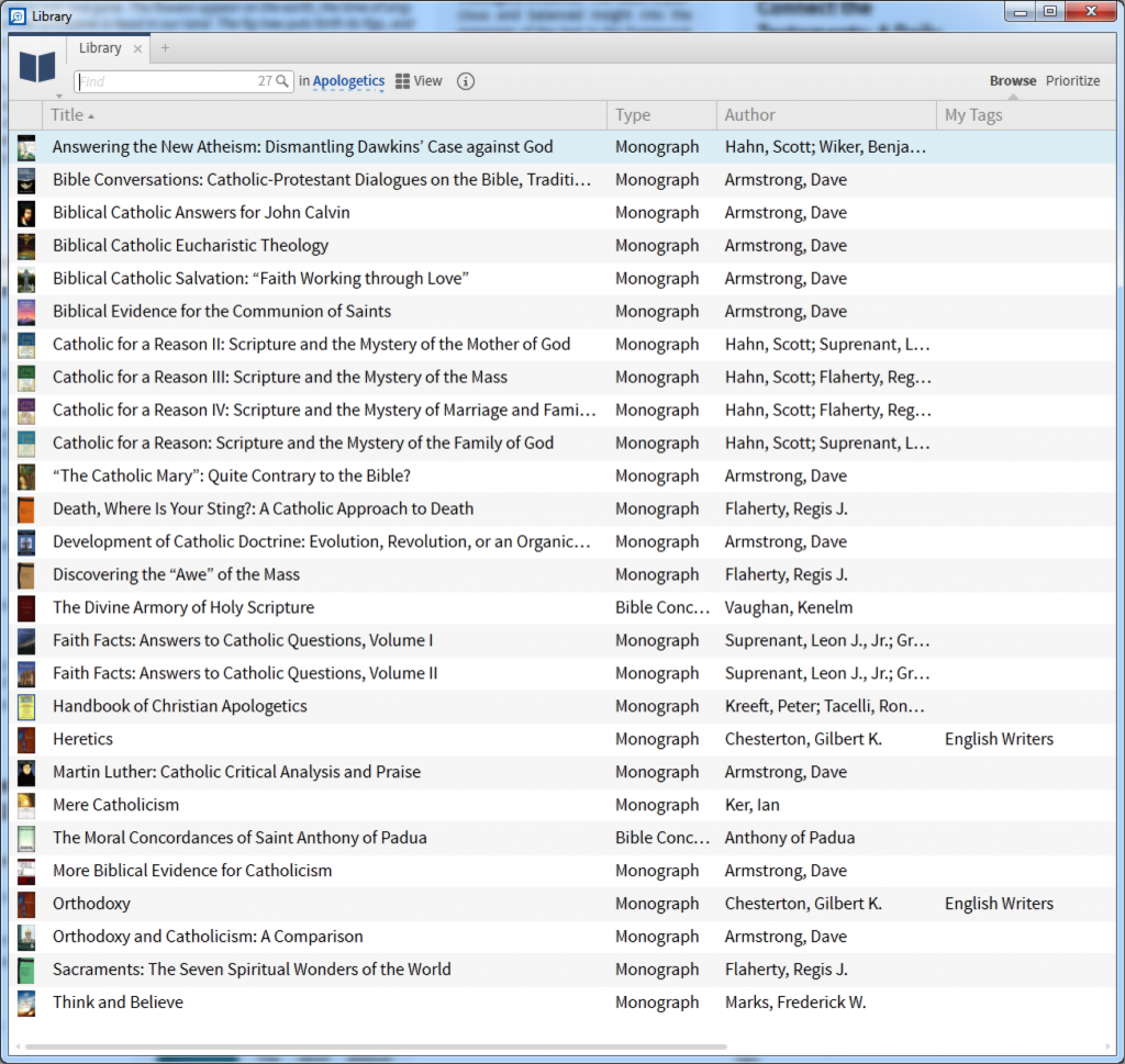 How to Use Verbum for Apologetics (pt. 1) - Verbum Blog