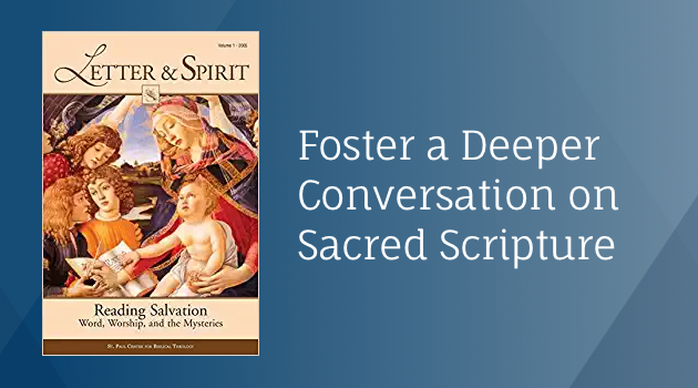 Three Reasons to Get Letter & Spirit Before the End of May - Verbum Blog